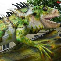 China Outdoor Realistic Chameleon Model 2m Waterproof Sound Customized for sale