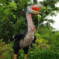 China Sunproof Realistic Animatronic Animals Dinornis Model Adult Age for sale