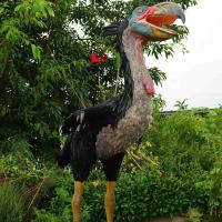 China Sunproof Realistic Animatronic Animals Dinornis Model Adult Age for sale