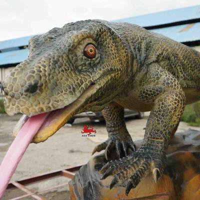 China Snowproof 4m Realistic Animatronic Animals Komodo Dragon Model for sale