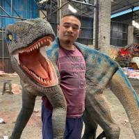 China Playgrounds Dino Hand Puppet Weatherproof Children Age Hand Dinosaur Puppet for sale