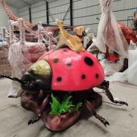 China Theme Park Realistic Animatronic Ladybug Model Natural Color for sale