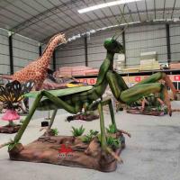 China Musement Realistic Animatronic Animals Mantis Model Children Age for sale
