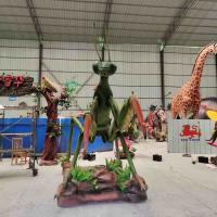 China Musement Realistic Animatronic Animals Mantis Model Children Age for sale