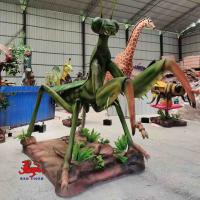 China Musement Realistic Animatronic Animals Mantis Model Children Age for sale