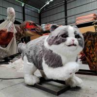 China Indoor Life Size Realistic Animatronic Cat Waterproof 150kg for sale