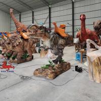 China Theme Park  Realistic Animatronic Dinosaur T Rex With Movement And Sound Customization for sale