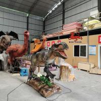 China Animatronic T Rex Dino Riders , Customized Amusement Park Dinosaur for sale