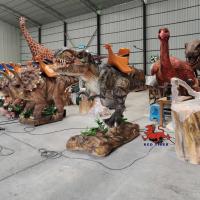 China Animatronic T Rex Dino Riders , Customized Amusement Park Dinosaur for sale