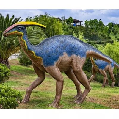 China Theme Park  Realistic Animatronic Dinosaur Parasaurolophus With Movement And Sound for sale
