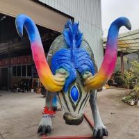 China Infrared Sensor Theme Park Animatronics Mythical Chinese Creatures - Fei for sale