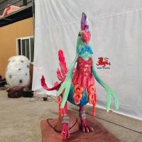 China Realistic Voice Animatronic Animals Mythical Chinese Creatures Miemengniao for sale