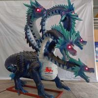 China vivid sound Realistic Animatronic Animals Chinese Mythology Monsters Jiuying for sale