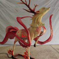 China Customizable Realistic Animatronics Chinese Mythology Animal  Pi Jiu for sale