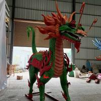 China Stuffed Props Realistic Animals For Hire With Motion And Sound Customization Qilin for sale