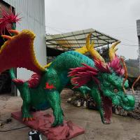 China Customization Realistic Animatronic Animals Chinese Ancient Creatures Ying Long for sale