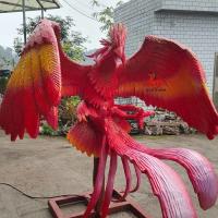 China Chinese Ancient Animatronic Creatures With Motion Sound Customization - Zhongming Niao for sale
