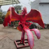 China Chinese Ancient Animatronic Creatures With Motion Sound Customization - Zhongming Niao for sale