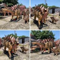 China Waterproofing Outdoor Life Size Realistic Animatronic Dinosaur For Trampoline Park for sale