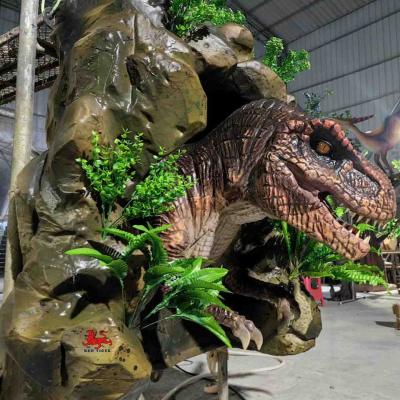 China Rechargeable Adjustable Realistic Animatronic Dinosaur Flexible Movement for sale