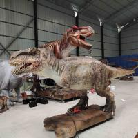 China Sunproof Lifelike Animatronic Dinosaur Adjustable Movement Speed Mum for sale