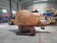 China Life Sized Animatronic Animal Ice Age Animated Glyptodon Sculpture for sale