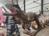 China Theme Park Realistic Animatronic Dinosaur Indoraptor 6 Meters Length for sale