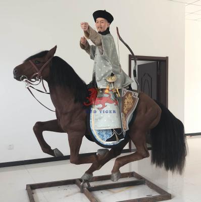 China Realistic Lifesize Custom Silicone Figure Wax Figure Wax Museum Memorial Hall for sale