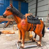 China Kids Playground Animatronic Horse Ride For Theme Park Attractions for sale