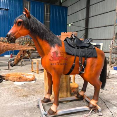 China Kids Playground Animatronic Horse Ride For Theme Park Attractions for sale