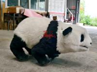 China New Realistic Animatronic Remote Control Walking Robot Animal Panda Robot Dog for sale