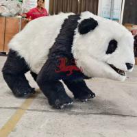 China New Realistic Animatronic Remote Control Walking Robot Animal Panda Robot Dog for sale