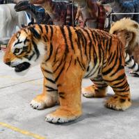 China Amusement Park Performance Realistic Animatronic Tiger Costume Customized for sale