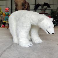 China Amusement Park Customized Realistic Animatronic Polar  Bear Costume Animal Suit for sale