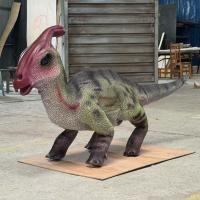 China New Realistic Animatronic Remote Control Walking Robot Dinosaur Parasaurolophus Robot Dog for sale