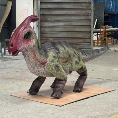 China New Realistic Animatronic Remote Control Walking Robot Dinosaur Parasaurolophus Robot Dog for sale