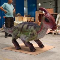 China New Realistic Animatronic Remote Control Walking Robot Dinosaur Parasaurolophus Robot Dog for sale