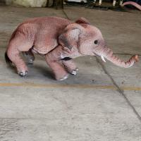 China New Realistic Animatronic Remote Control Walking Robot Animal Elephant Robot Dog for sale
