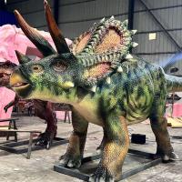 China Real High-quality Professional Animatronic Dinosaur Triceratops Model for sale