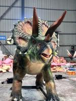 China Real High-quality Professional Animatronic Dinosaur Triceratops Model for sale