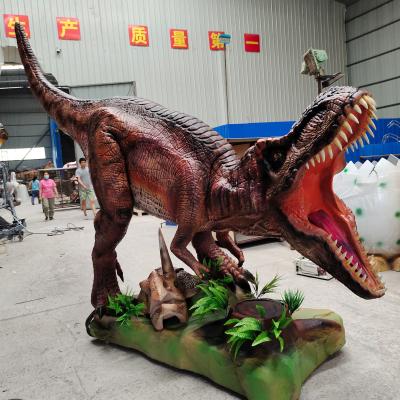 China Theme Park High-quality Realistic Animatronic Dinosaur T-rex Model for sale