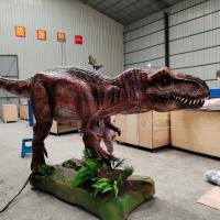 China Theme Park High-quality Realistic Animatronic Dinosaur T-rex Model for sale