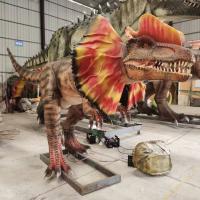 China High-quality Dino Park Animatronic Dinosaur Dilophosaurus Model for sale