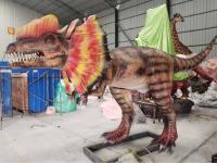 China High-quality Dino Park Animatronic Dinosaur Dilophosaurus Model for sale