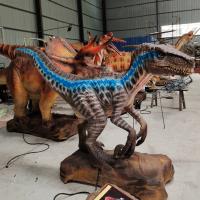 China High-quality Jurassic Park Animatronic Realistic Dinosaur Velociraptor for sale