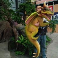 China High-quality Jurassic Park Animatronic Realistic Baby Dragon Puppet for sale