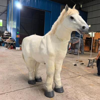 China Customized Performance Realistic Animatronic Horse Animal Double Person Costume for Sale for sale