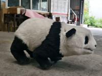 China New Realistic Animatronic Remote Control Walking Robot Animal Panda Robot Dog for sale