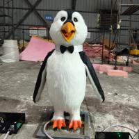 China Amusement Park Animatronic Christmas Decoration Singing Cartoon Penguin for Sale for sale