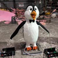 China Amusement Park Animatronic Christmas Decoration Singing Cartoon Penguin for Sale for sale